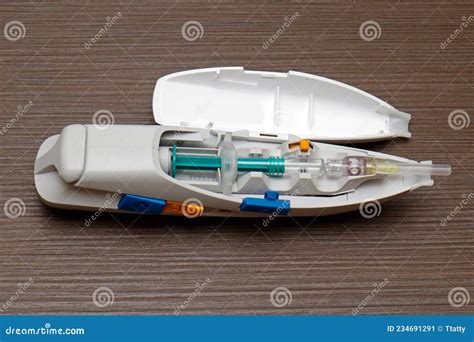 Syringe Medicine Auto Injector Gun Stock Image Image Of Injection Medical 234691291