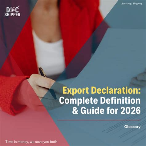 Export Declaration Complete Definition And Guide For 2026
