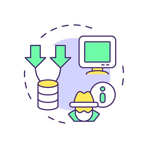 Private Set Intersection Multi Color Concept Icon Type Of Privacy