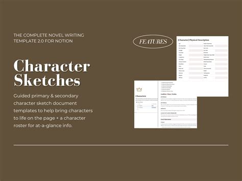 The Complete Novel Writing Template For Notion Designed To Take You Through Planning And