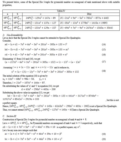 Non Extendability Of Special Dio 3 Tuples Involving Nonaganal Pyramidal