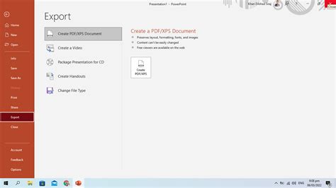 How To Convert Powerpoint Ppt File Into Pdf Tech Drop Yt