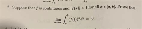 Solved Suppose That F Is Continuous And F X