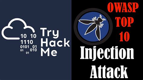 Tryhackme Owasp Top 10 Day 1 Injection Tryhackme Owasp Top 10