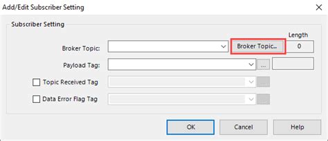 Mqtt Broker Topic List