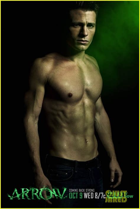 Colton Haynes And Stephen Amell Shirtless For Arrow Posters Photo