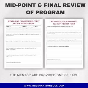 Mentoring Program Toolkit Mentor Mentee Resources Worksheets SMART