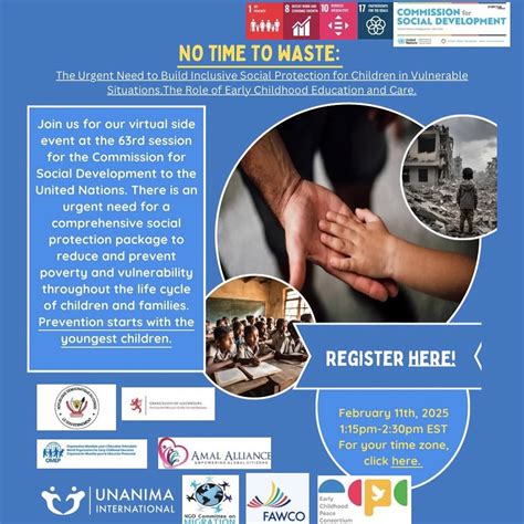 Co Sponsored Member Side Events Ngo Committee For Social Development