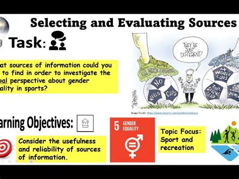 Gender Inequality In Sport Global Perspectives Igcse Teaching Resources