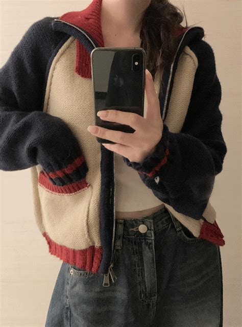 반응최고🤎 Osaka 코아 노르딕 가디건 집업 2color 에이블리