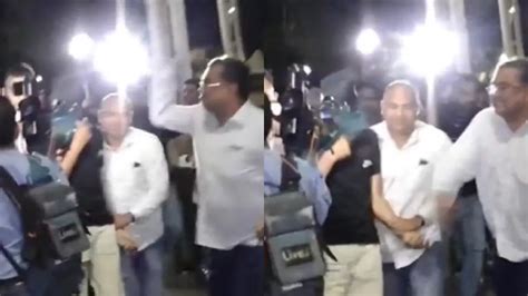 राजा रघुवंशी मर्डर के आरोपी को देख फूटा शख्स का गुस्सा पुलिस के सामने ही जड़ा जोरदार थप्पड़