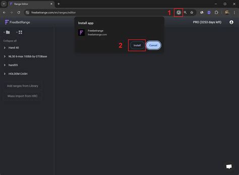 App Installieren Freebetrange Handbuch
