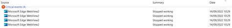 Microsoft Edge Webview2 Stopped Working Keeps Crashing