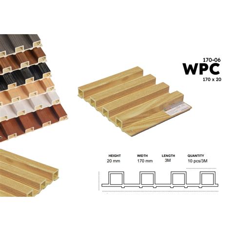 Jual Wall Panel Wpc Wood Panel Wpc Laminated Termurah Tebal 20 Mm Shopee Indonesia