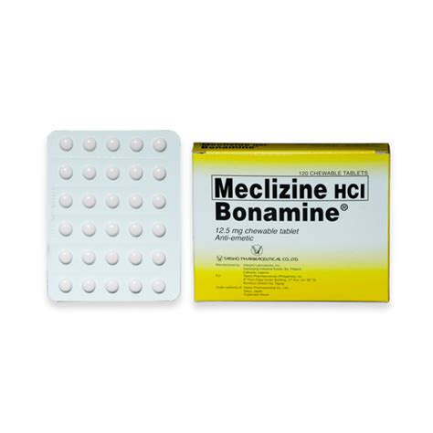 Bonamine 125mg Chew Tab 10per Pack Lazada Ph