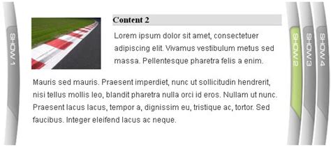 Animated Jquery Horizontal Accordion