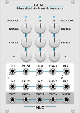 VCV Library Nonlinear Circuits GENiE VCV Library Nonlinear Circuits GENiE