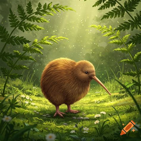 Kiwi Bird Cartoon Wallpaper