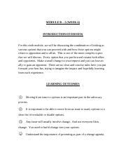 MODULE B 2 Pdf MODULE B 2 WEEK 6 INTRODUCTION OVERVIEW For This Sixth Module We Will Be