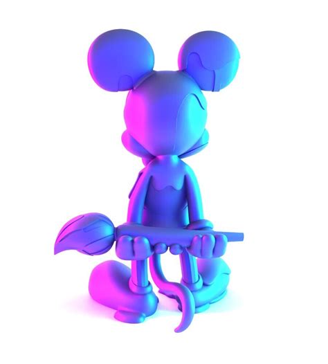 🐁 Melt Drip Mickey Mouse Toy・ Stl File For 3d Printing・cults