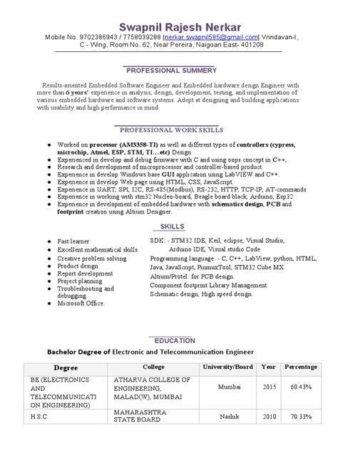 embedded software engineer pdf pdf embedded system software