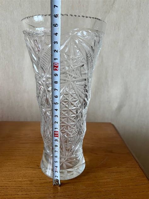 Ваза для квітів кришталева Виробництво СРСР 70 х років Id 2003208691 ціна 425 ₴ купити на