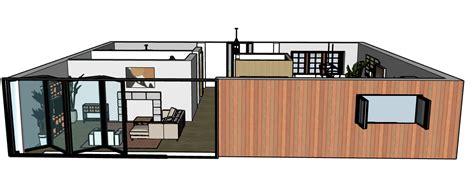 Sketchup Assignment 3d Model Interior Design Mood Board By Christine