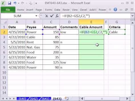 Excel Magic Trick IF Function To Pull Data From A Different Column YouTube