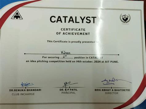 kiran sheoran on linkedin innovation ideapitching catalyst aitpune