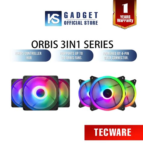 Tecware ORBIS F1 ORBIS F3 Starter Kit With 3x F1 F3 ARGB Fan Shopee Malaysia