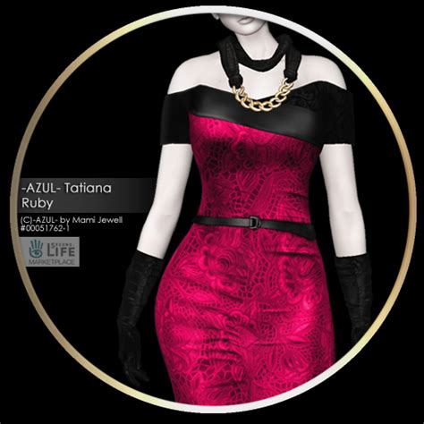 Second Life Marketplace Azul Tatiana Ruby [ltd Mp]
