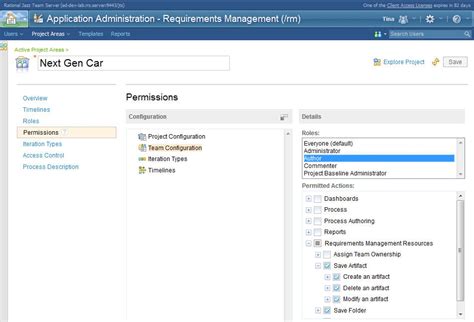 IBM Rational DOORS NG Requirements Com