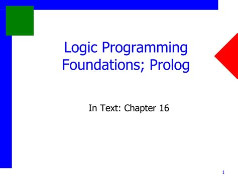 Ppt Declarative Logic Programming With Prolog Foundations Powerpoint