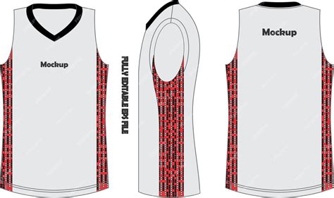 클럽을 위한 농구 저지 디자인 프리미엄 벡터