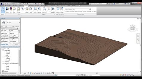 Bim Revit Site Design 01 Creating Topography L Contour L Terrain