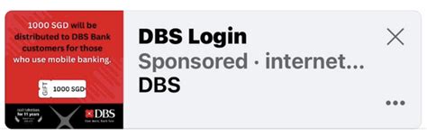 Scam Alert Dbs Login Ad On Fb Hardwarezone Forums