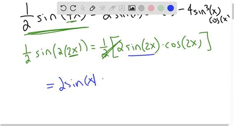 solved verify each identity 4 sin 2 x 1 2 sinx 1 2 sinx 1