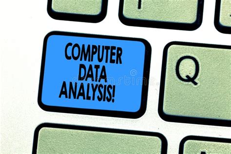 Text Sign Showing Computer Data Analysis Conceptual Photo Using