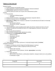 Cell Bio Midterm Study Guide Docx Chapter A Tour Of The Cell Nuclear Envelope Double
