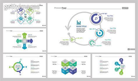 Six Workflow Slide Templates Set 이미지 828419538 게티이미지뱅크
