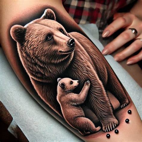 108 Strong Bear Tattoo Ideas That Empower You With Their Symbolic Mean
