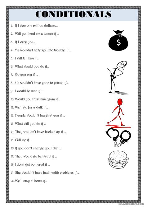 Conditionals English Esl Worksheets Pdf And Doc