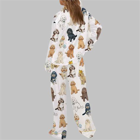 Cockapoo Silky Satin Pajama Set