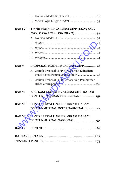 Evaluasi Program Model Cipp Context Input Process And Product