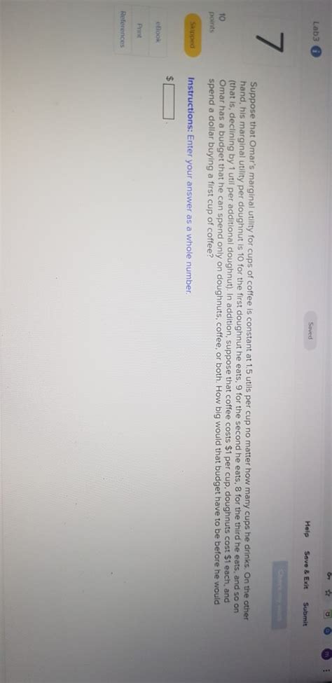 solved lab3 0 saved help save and exit submit suppose that