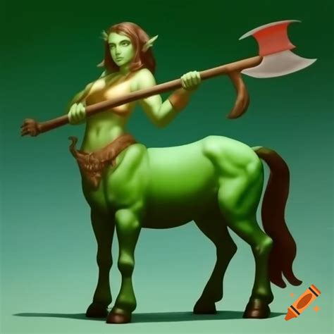 Albino Shire Centaur Character Art On Craiyon