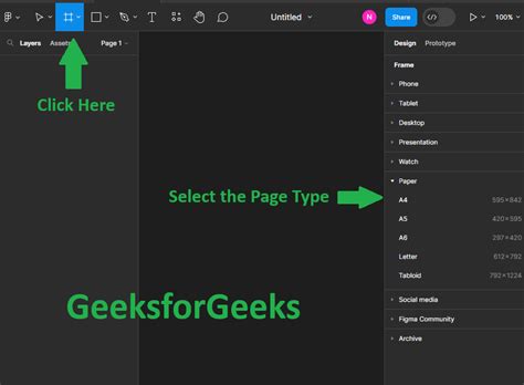 Figma Interface A Beginners Guide Geeksforgeeks