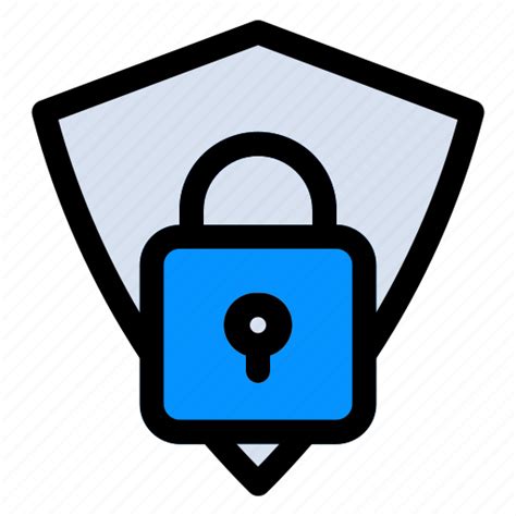 Shield Secure Lock Padlock Security Icon Download On Iconfinder