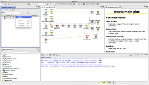 Example Workflows Knime