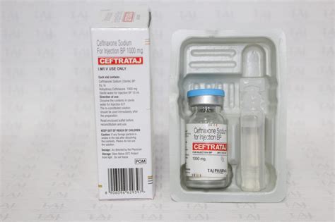 Ceftriaxone Sodium For Injection Bp 1gm Ceftrataj
